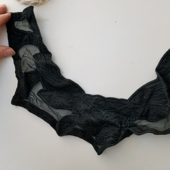 Other | 9s Black Neck Piece Embroidered | Poshmark